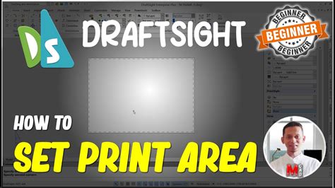Draftsight How To Set Print Area Youtube