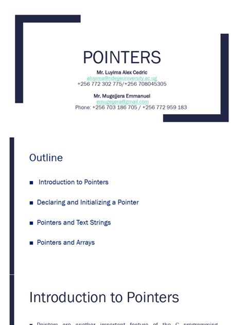 Pointers In C Pdf Pointer Computer Programming String Computer