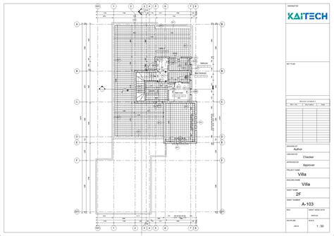 Kaitech Bim Diploma Revit Project Villa Drawings Behance