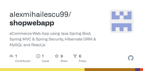 Github Alexmihailescu99shopwebapp Ecommerce Web App Using Java