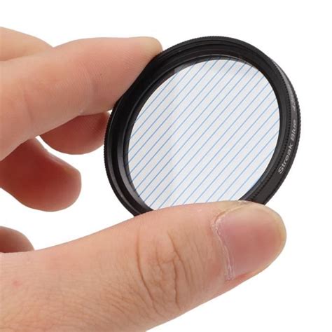 Filtre à Effets Spéciaux DIOCHE Blue Streak Verre Optique Cadre Rotatif Compact et