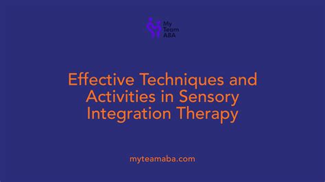 Addressing Sensory Issues Through Aba Therapy