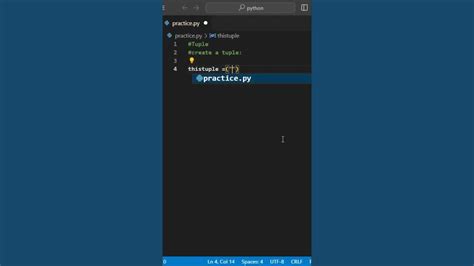 Create A Tuple Python Pythonprogramming Coding Pythoncoding