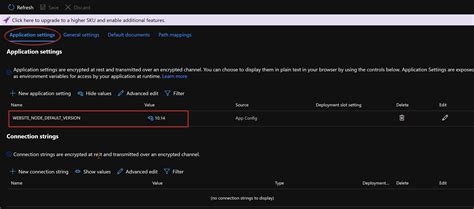windows node web app suddenly doesn t know what stack it is running microsoft qanda