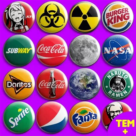 Bottons Variados Parte 1 Kit Com 10 Bottons Botton Broche Parcelamento Sem Juros