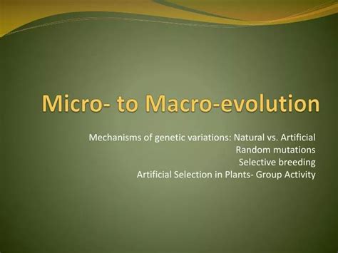 Ppt Micro To Macro Evolution Powerpoint Presentation Free Download Id 2248281