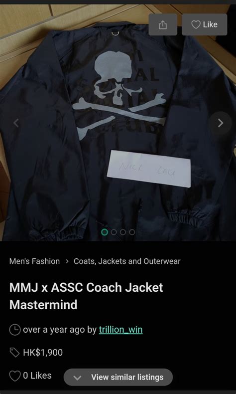 Mastermind Japan Assc Get Wierd Coach Jacket Mens Fashion Coats Jackets And Outerwear On
