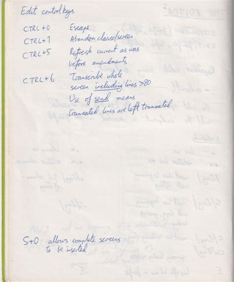 1980s Icl Tme Editor Rcomputerhistory