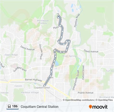 186 Route Schedules Stops And Maps Coquitlam Central Station Updated