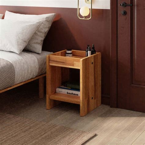 Loon Peak® Fiene Solid Wood Nightstand Wayfair