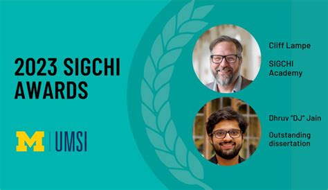 Cliff Lampe And Dhruv Jain Have Earned Awards From The Acm Association