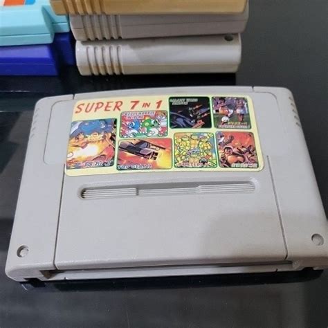 超級任天堂SFC遊戲 超級7合1 蝦皮購物