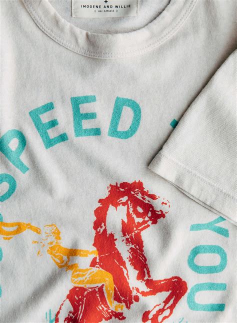 The Godspeed Tee In Vintage White Imogene Willie