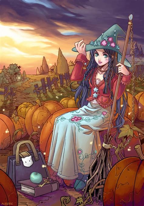 25张女巫插画作品欣赏3 设计之家