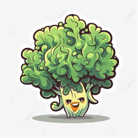 西蘭花的可愛卡通插圖 向量 香菜 貼紙 卡通片向量圖案素材免費下載，png，eps和ai素材下載 Pngtree