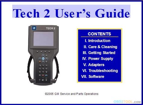 Tech Users Guide Forobd Tool Com