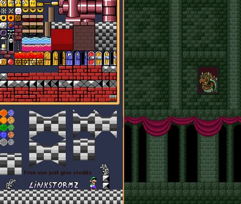 Smb3 Bowser Castle Smw Style By Linkstormz On Deviantart