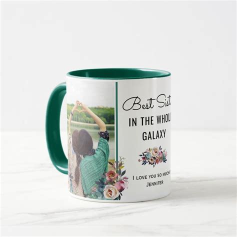 Best Sister In Galaxy Sis Birthday T Photo Mug Zazzle Birthday
