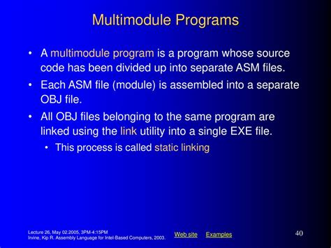 Assembly Language For Intel Based Computers 4th Edition Ppt Download