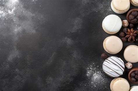 Premium Photo Front View Sweet Bakery Composition With Copy Space