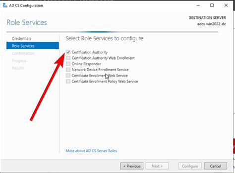 usage guidelines active directory cs on windows server 2022 dc azure