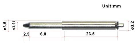 Probots Gp 1s Guide Pin With Spring Loaded Pcb Positioning Alignment 300g Force 3 2mm Od Buy
