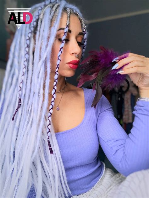 Synthetic Dreads Extensions Synthetic Braids Ombre Dreadlocks Double