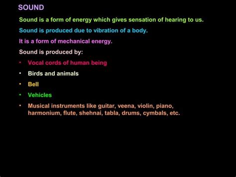 Sound Class 9 Physics PPT