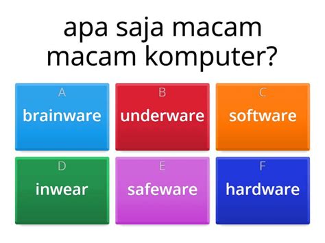 Kuis Perangkat Komputer Quiz