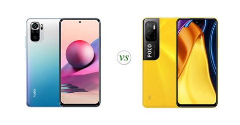 Xiaomi Redmi Note 10s Vs Poco M3 Pro 5g Side By Side Specs Comparison
