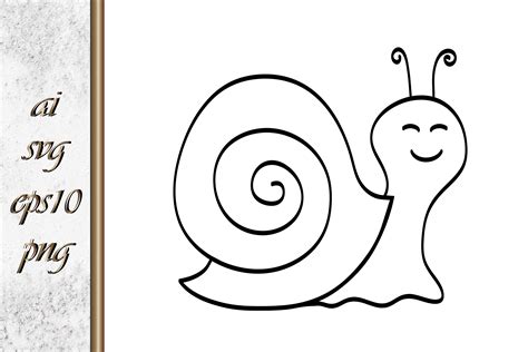 Hand Drawn Snail Doodle Vector Graphic By IrynaShancheva Creative Fabrica