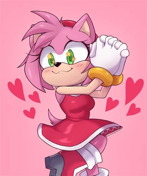 Amy Rose Redraw From The Idw Comics Art By Me Rsonicthehedgehog