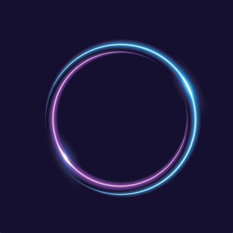 Neon Rectangle Frame Glowing Outline Shapes Abstract Background Illustration Vector