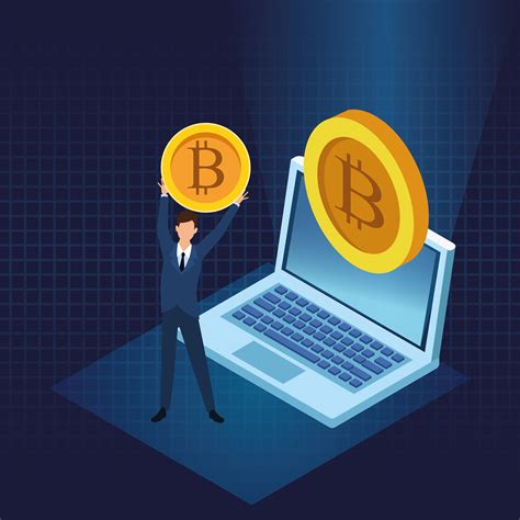 Bitcoin Cryptocurrency Technology Vector Art At Vecteezy