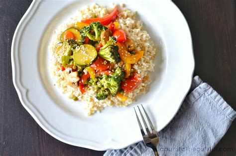 Sesame Teriyaki Vegetable Stir Fry Nick Alicia