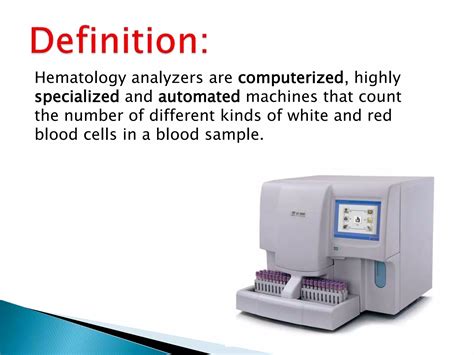 Haematology Analyzer Pptx