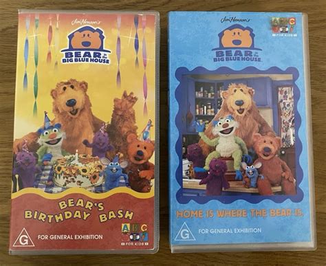 Bear In The Big Blue House Vhs X 2 Birthday Bash And Home Is Where The