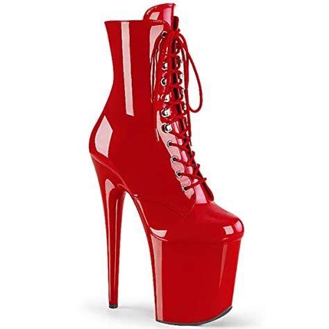 Stripper Sexy 8 Inch Hoge Hakken Platform Enkellaarzen Dames Winter