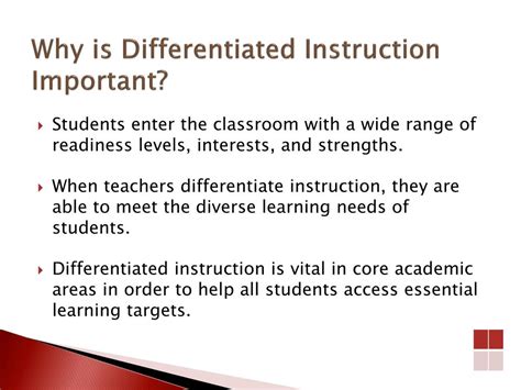 ppt differentiated instruction overview and assessment powerpoint