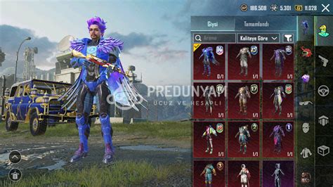 20 DESTANSI ÖĞE MÜKEMMELİYETÇİ PUBG MOBİLE HESABI 12789