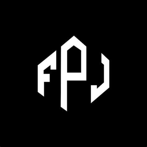 Premium Vector Fpj Letter Logo Design With Polygon Shape Fpj Polygon