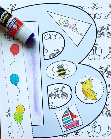 The Letter B Craft For Preschool With Free Printable Templates ⋆ The