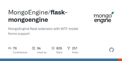 Github Mongoengineflask Mongoengine Mongoengine Flask Extension With Wtf Model Forms Support