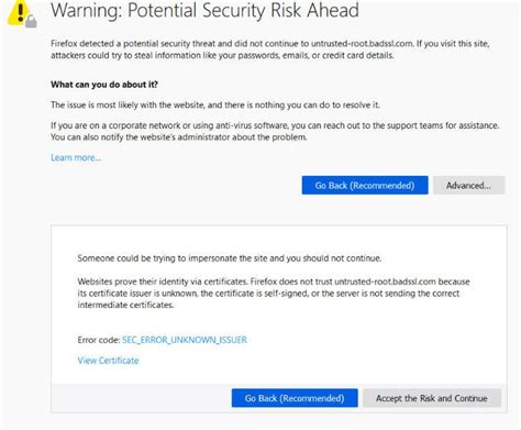 SEC ERROR UNKNOWN ISSUER Compspice