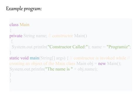 Constructors In Javapptx