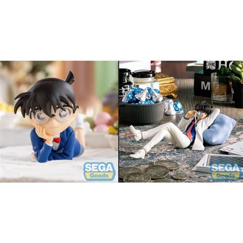 Uper Toys》全新 Sega 景品 名偵探柯南 Pm公仔 怪盜基德 江戶川柯南 就寢 柯南 公仔 坐姿 蝦皮購物