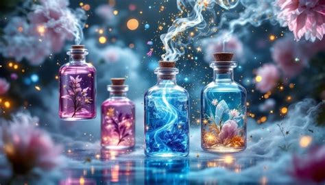 Free Magical Floating Bottles Image Magical Bottles Potions