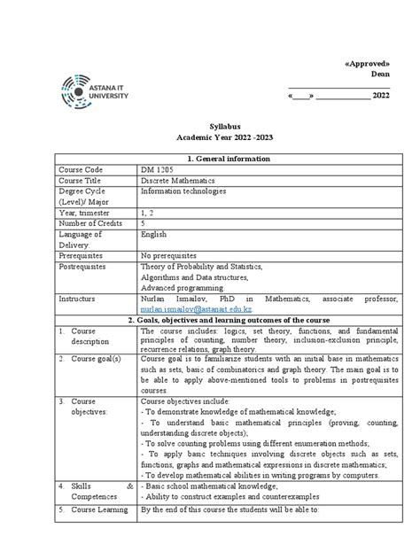 Syllabus Of Dismath Online Offline Format 2021 2022 Pdf Discrete Mathematics Test