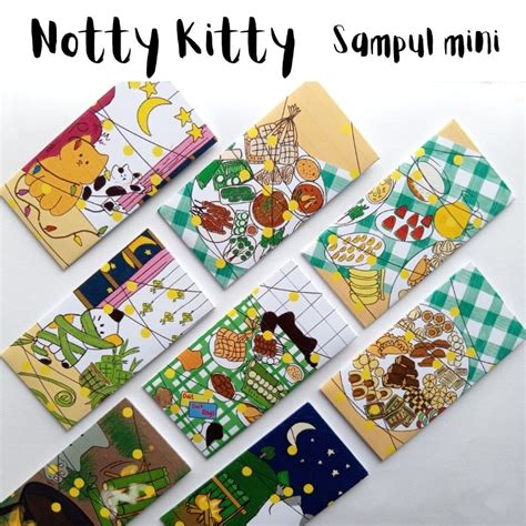 Notty Kitty Sampul Mini Homemade Sampul Raya And Salam Kaut Shopee Malaysia