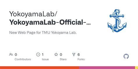 GitHub YokoyamaLab YokoyamaLab Official Web New Web Page For TMU